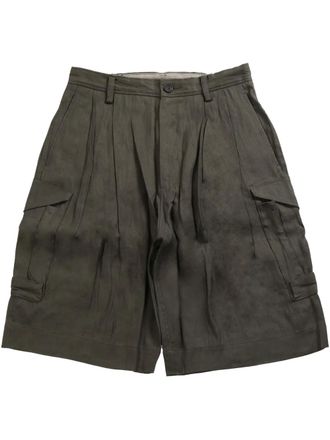 Ziggy Chen layered shorts - 54 GREY
