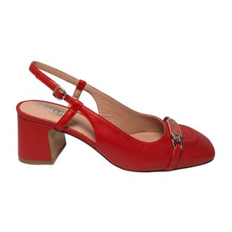 Pollini Femme, Chaussures, Rouge, Taille: 38 1/2 EU Escarpins