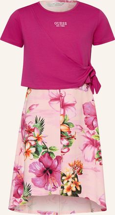 Guess Set: Jerseykleid Und T-Shirt pink