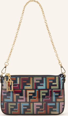 Fendi Schultertasche blau