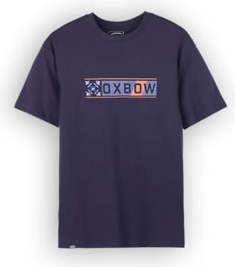 Oxbow Tee-shirt manches courtes FRAMED Hiver 2025 Manches courtes, Col rond, Motif sur lavant