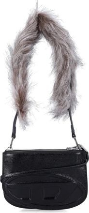 Diesel Hobo Bags - 1Dr Twin Leather Shoulder Bag - Gr. unisize - in Schwarz - f&uuml;r Damen