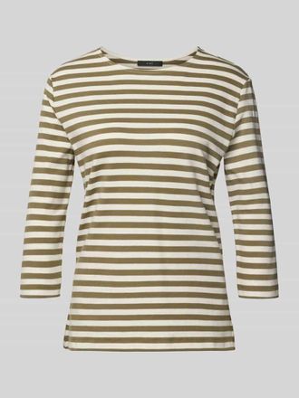 Oui T-Shirt mit Rundhalsausschnitt und 3/4-Arm