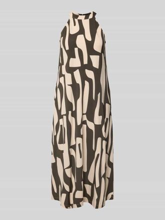 OPUS Midikleid im Allover-Look Modell Wina dune