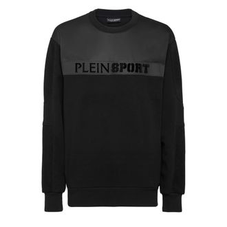 Plein Sport Homme, Sweatshirts et sweats &agrave; capuche, Noir, Taille: XL SweaT-shirt LS