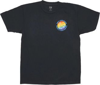 Obey Frieden & Liebe Klassisches Tee Schwarz - - Tops - Herren - Schwarzk - XL