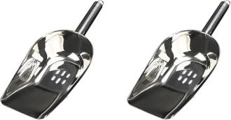 TOPBATHY Pelle &Agrave; Glace En Acier Inoxydable 26.5X9.2 Cm Cuill&egrave;Re &Agrave; Gla&ccedil;Ons Multifonctionnelle Avec Filtre Et Surface Polie Pour Cuisine Et Cong&eacute;Lateur