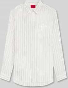 HUGO BOSS Oversized Freizeithemd aus Lyocell