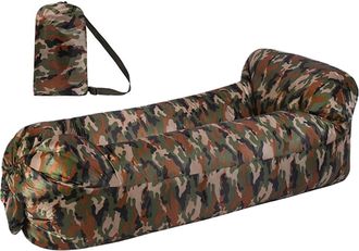 Generic Aufblasbares Sofa f&uuml;r Camping - Luftsofa Bett | Wasserdichter Aufbewahrungsstuhl | Tragbare Outdoor-M&ouml;bel f&uuml;r Picknicks, Musikfestivals, Wandern, Part