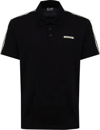 Emporio Armani Emporio Armani Ea7, Homme, Tops, Noir, Taille: XS Polo Chemises