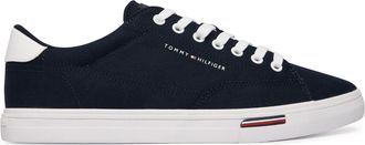 Tommy Hilfiger Sneakers aus Stoff Tommy Hilfiger Vulc Core Rwb Long FM0FM05813 Dunkelblau