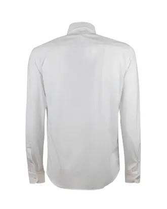 Ghirardelli Mens Shirt Classic Stretch White Polyamide