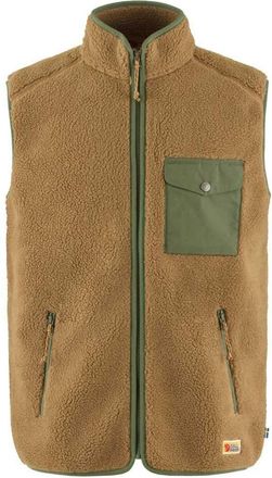 Fjällräven Vardag Pile Fleece Vest 87073 232625 buckwheat Brown Laurel Green M