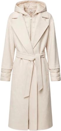Liu Jo Con Gilet Imbottito - - Coats - Damen - Beige - XL