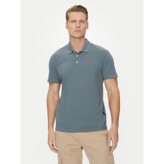 Napapijri Poloshirt Ealis NP0A4H8B Blau Regular Fit