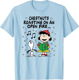 Peanuts Lucy Snoopy Weihnachtslied T-Shirt
