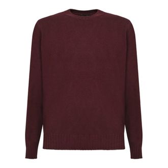 Dell'Oglio Bordeaux Strickware Aw24 - - Knitwear - Herren - Rot - 3XL