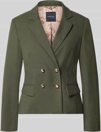 Marc Cain Slim Fit Blazer mit Reverskragen und Pattentaschen