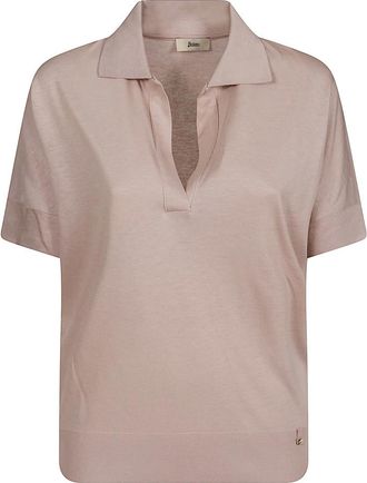 Herno Femme, Tops, Rose, Taille: 42 FR Jersey MC