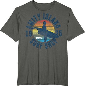 Jaws Amity Island Surf Board T-Shirt