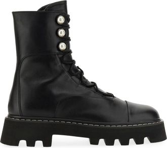 Nicholas Kirkwood Femme, Chaussures, Noir, Taille: 40 EU Pearlogy Combat Boot 40 mm