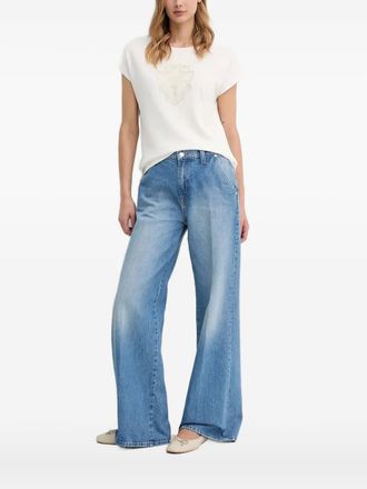 Joop Oberteil mit Logo-Verzierung - Weiß