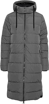 Oxmo Soliana Manteau dhiver matelassé pour femme, Pewter (185203)., S