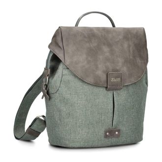zwei Damen City-Rucksack Olli OR8 kleiner Rucksack 5 Liter Lederoptik im Vintage-Style robust strapazierf&auml;hig wasserabweisend Hauptfach mit Rei&szlig;verschluss 