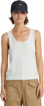 G-Star G-Star RAW Womens Knits Lt wt Knitted Summer Tank top wmn, Grau (lt Chalk D24606-D597-1284), XS