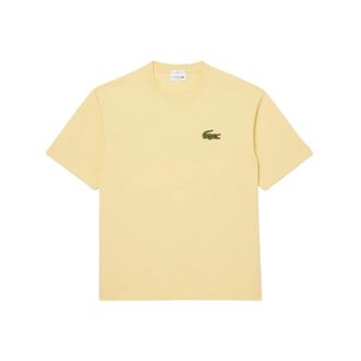 Lacoste Homme, Tops, Jaune, Taille: 2XS T-shirt Mezza Manica