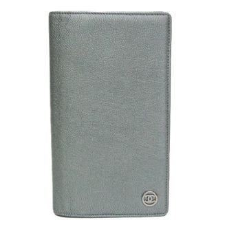Chanel Pre-owned Leder Portemonnaies - - Pre-owned - Damen - Grau - ONE SIZE