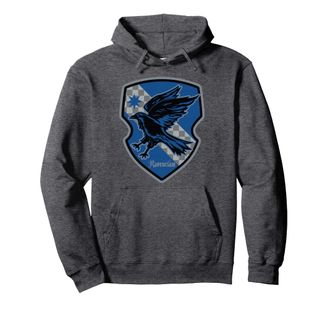 Harry Potter Ravenclaw Crest Flat Pullover Hoodie