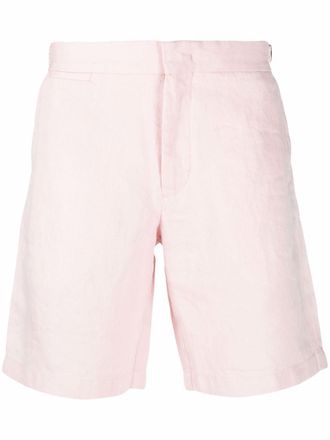 Orlebar Brown Norwich Shorts aus Leinen - Rosa