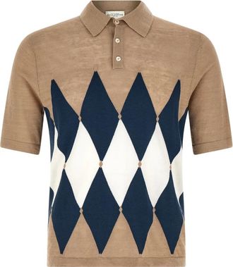 Ballantyne Homme, Tops, Multicolore, Taille: S Polo Argyle