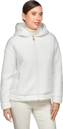 Geox Damen Shaped+hoo Sweater, Blanc De Blanc, S EU