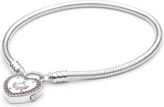 Pandora Lock Your Promise Bracelet 596586Fpc - - Accessories - Damen - Grau - ONE SIZE