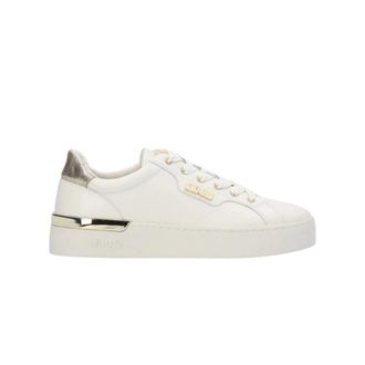 Liu Jo Silvia 70 Wei&szlig;e Ledersneakers - - Shoes - Damen - Beige - 35 EU