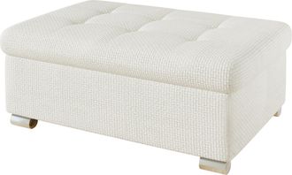 Mirjan24 Hocker Niko groß Sitzhocker Polsterhocker Sitzbank Fußbank Pouf Farbauswahl (Manza 22)