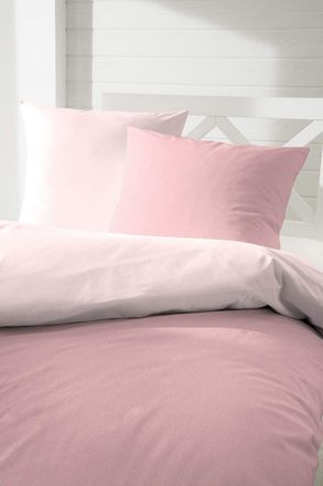 Primera Edelflanell Biber Bettw&auml;sche 135x200 Wende Altrosa Mauve 174128-44