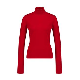 Gabriela Hearst Femme, Pulls, Rouge, Taille: 36 FR Luxe Scarlet Red Pull à col roulé en tricot
