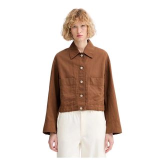Marc O'Polo Hemdjacke - - Jackets - Damen - Braun - L