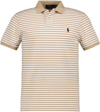 Polo Ralph Lauren Herren Polo-Shirt gr&uuml;n Baumwoll-Piqu&eacute; gestreift Slim Fit