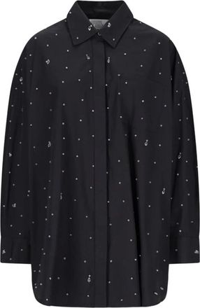 Giuseppe Di Morabito Femme, Blouses et Chemises, Noir, Taille: 36 FR Chemise Orn&eacute;e