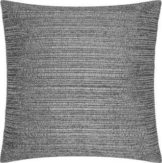 Riva Paoletti Jupiter Kissen mit Polyesterfüllung - Perlmutt Jacquard Chenille Linear Texturiertes Dekokissen (Graphit - 50x50cm)