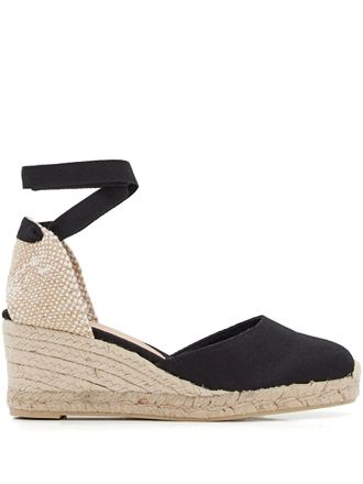 Castaner espadrilles Carina 70 mm - Noir
