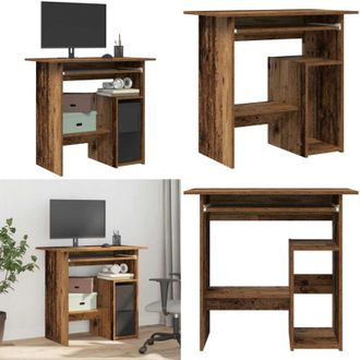 vidaXL vidaXL Schreibtisch Altholz-Optik 80x45x74 cm Holzwerkstoff