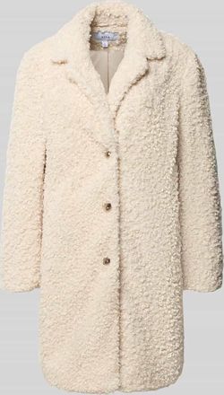 Vila Mantel aus Teddyfell mit Reverskragen Modell MAJDA