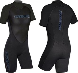 Camaro Flex Skin Damen Shorty Ultraflex Neoprene super Stretch Neoprenanzug (48 (3XL))