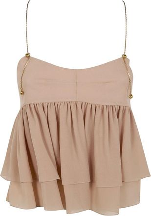Chlo&eacute; Femme, Tops, Rose, Taille: 36 FR Hauts sans manches