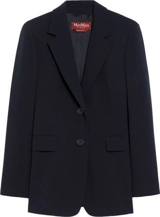 Max Mara Femme, Vestes, Bleu, Taille: 40 FR Linz Jacket